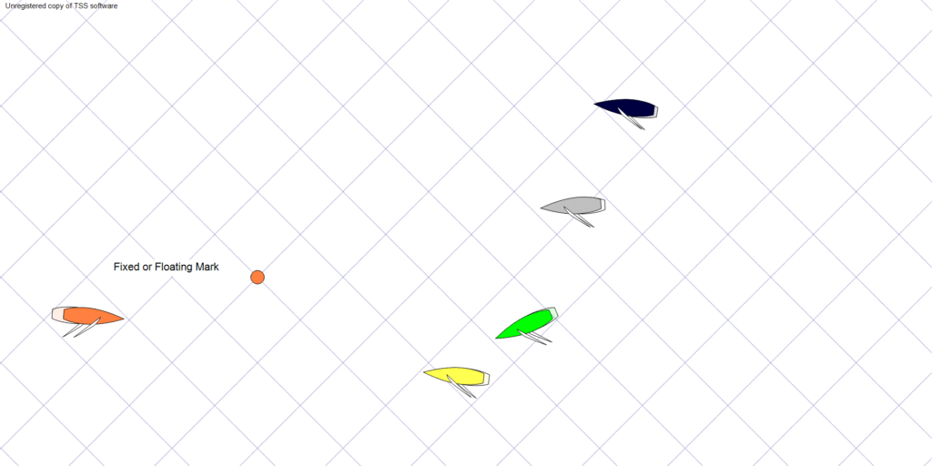 The gate start – Flying Fifteen